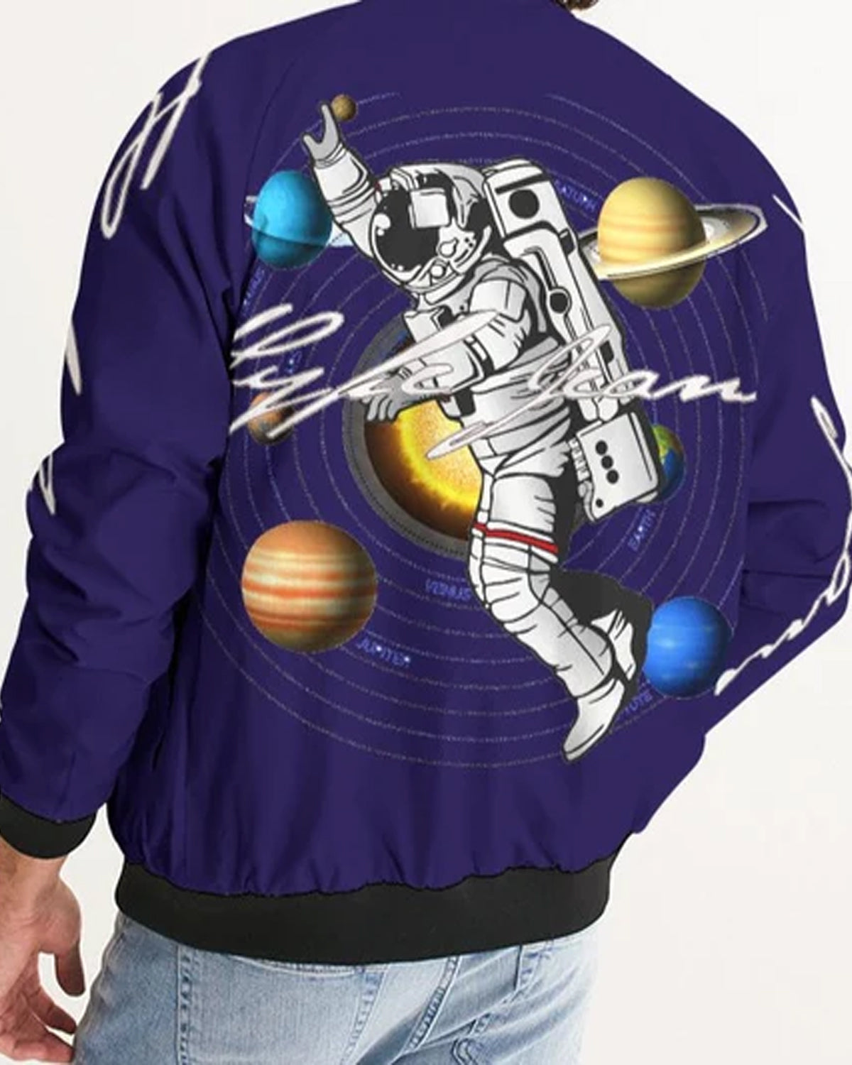 Hype Jeans Space Man NAVY Men's Bomber Jacket | Hype Jeans Company ...