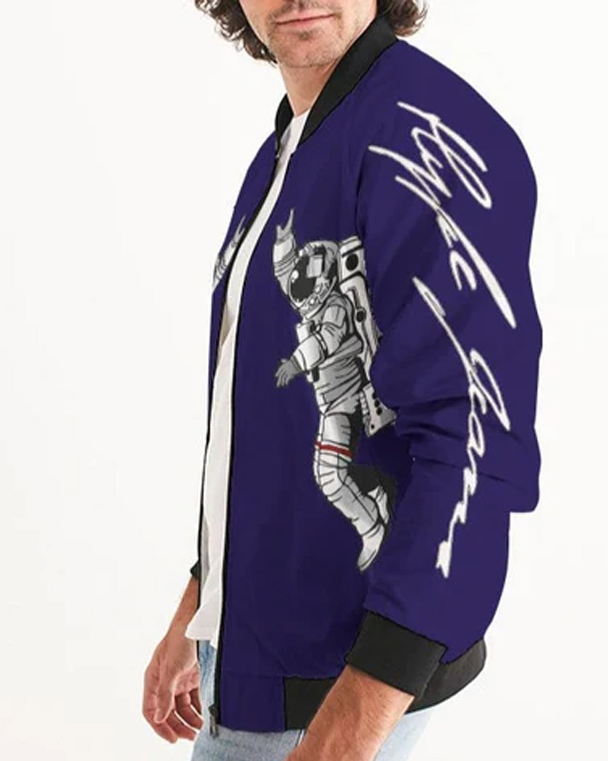 Hype Jeans Space Man NAVY Men's Bomber Jacket | Hype Jeans Company ...